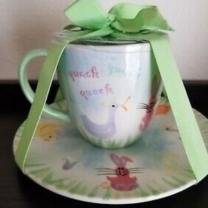 Starbucks | Dining | Nwt Starbucks Spring Easter Mug And Saucer 207 ...